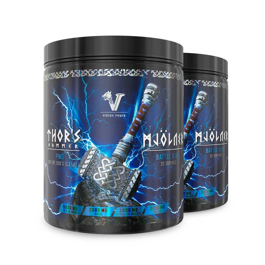 Köp 2 st Viking Power Thor's Hammer Mjölner PWO | MM Sports