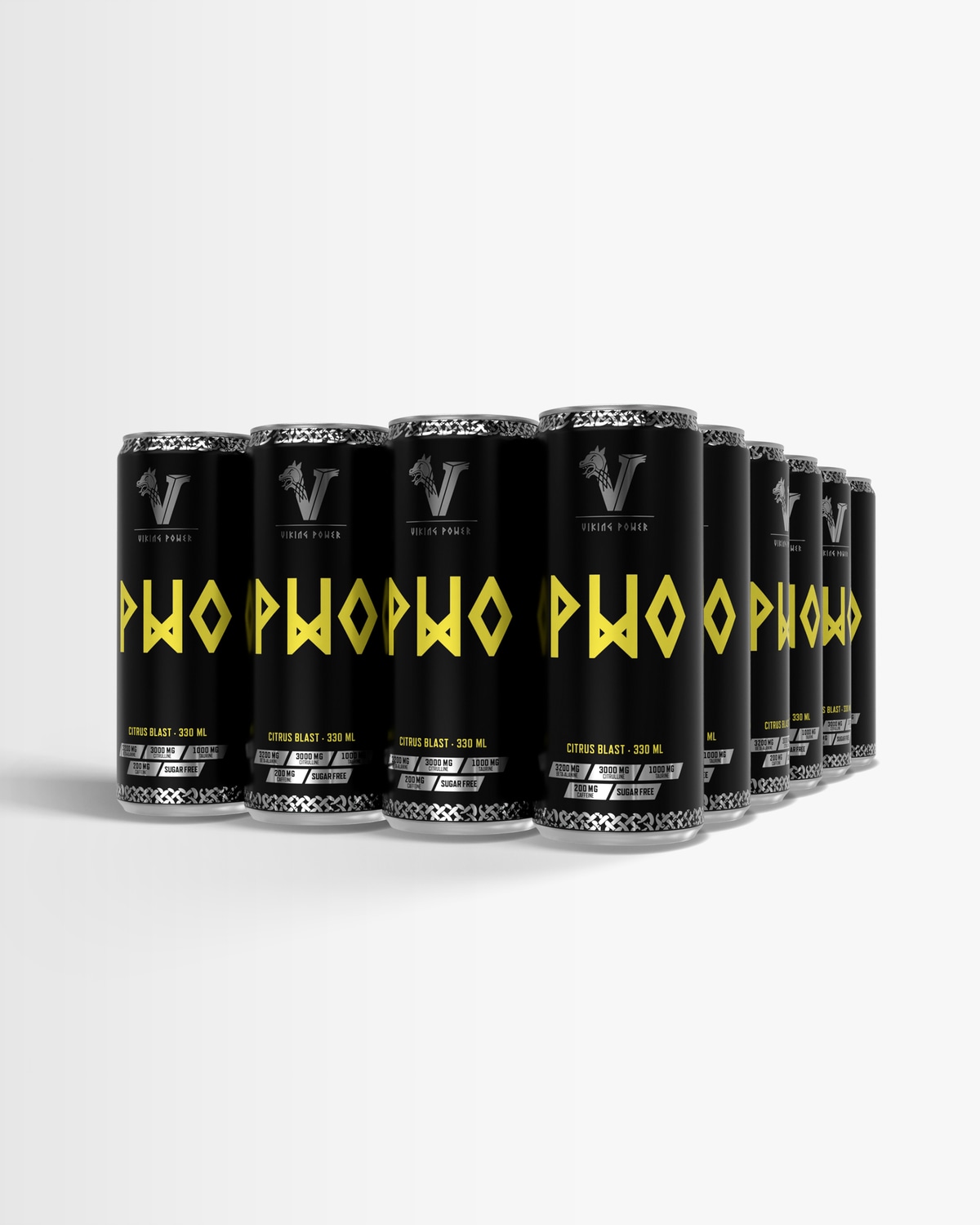 Köp ett flak Viking Power PWO Energidryck 24-pack | MM Sports
